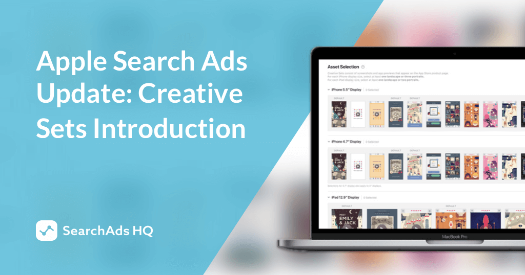 Apple Ads New feature: Keywords bound to Screenshots