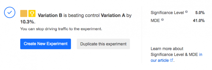 Sequential A/B testing in SplitMetrics: new winner formula • SplitMetrics
