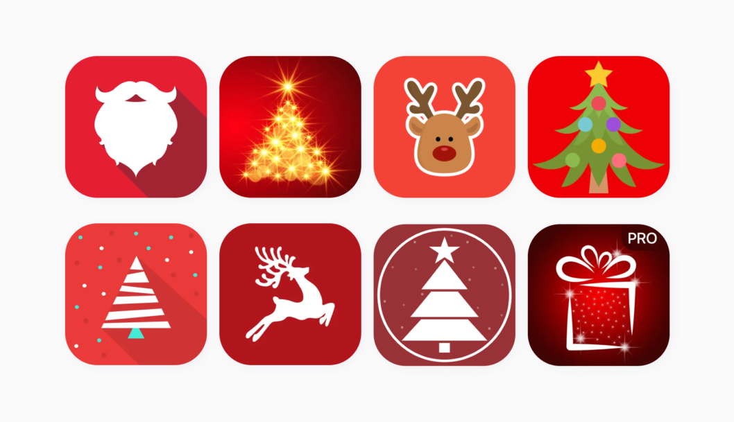 Best Christmas App Icons • SplitMetrics