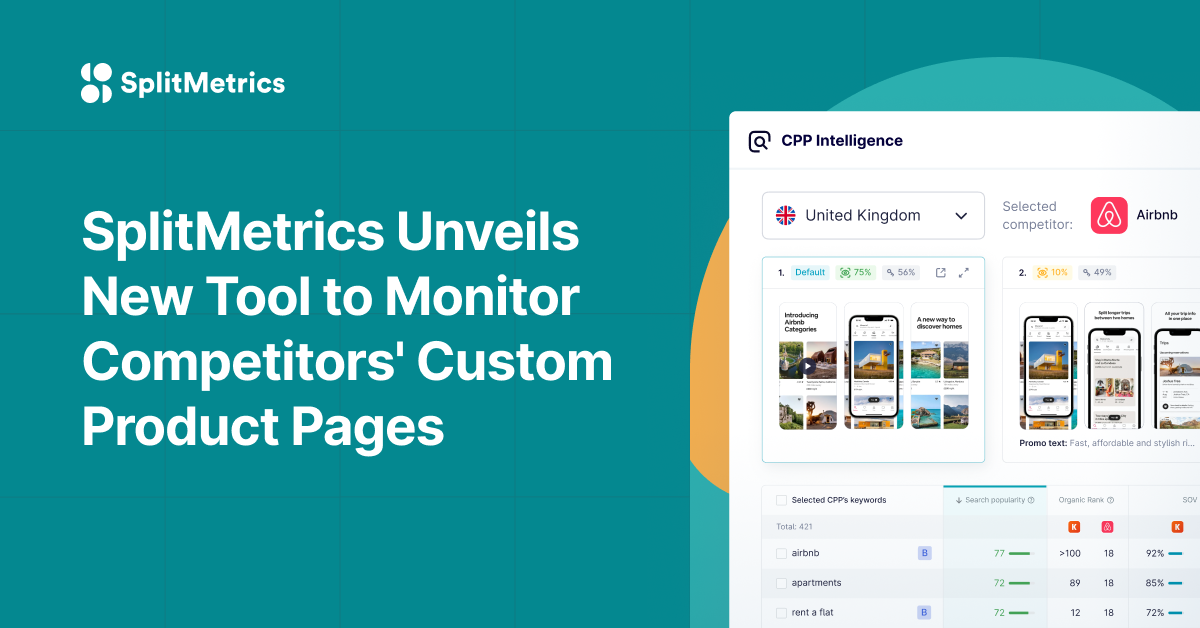 SplitMetrics Unveils New Tool to Monitor Competitors' Custom Product Pages • SplitMetrics