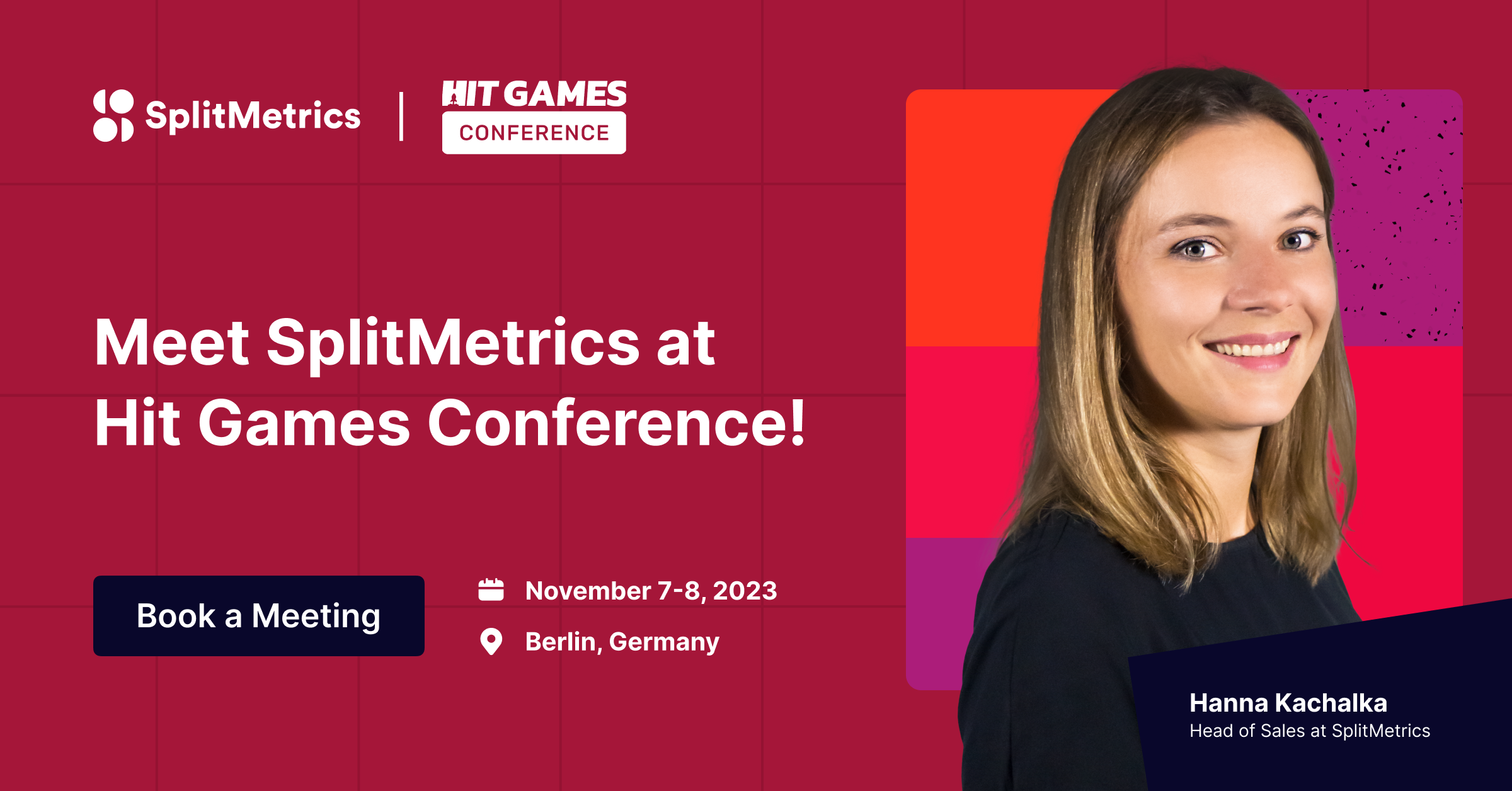 Book a meeting with SplitMetrics at HIT Games 2023 • SplitMetrics