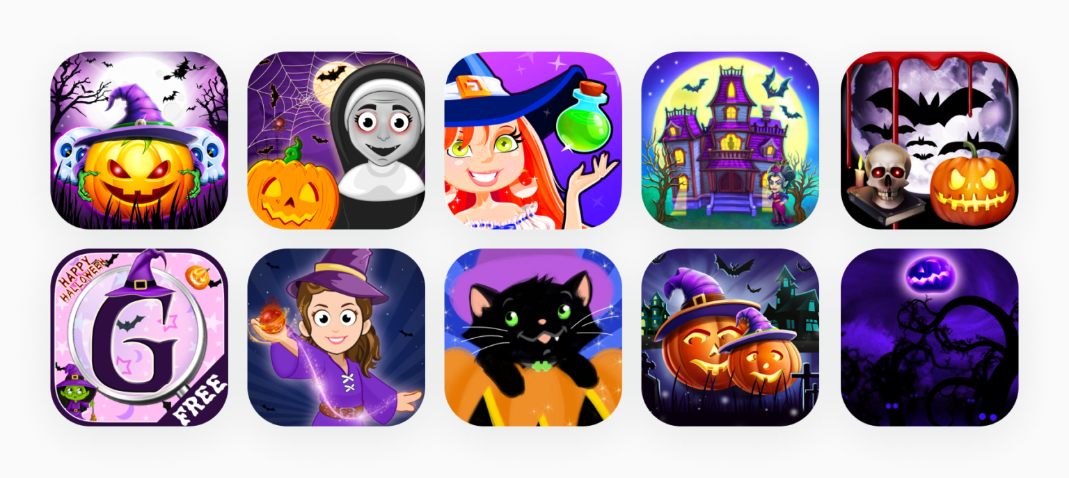Halloween App Icons & Widgets [2023] • SplitMetrics