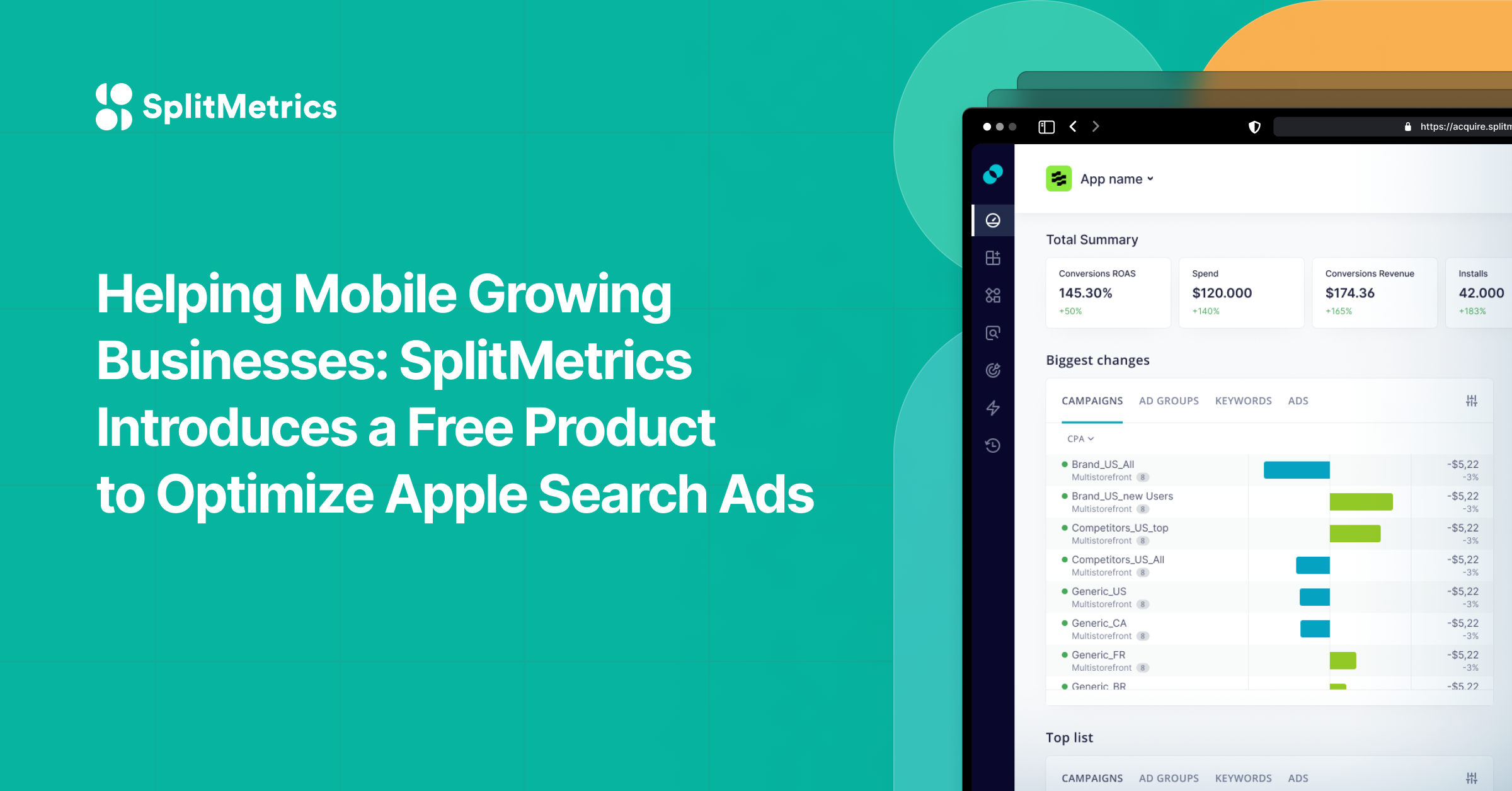 Helping Mobile Growing Businesses: Free Starter Plan of SplitMetrics Acquire • SplitMetrics